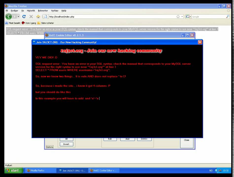 Linux Secrets Linuxsecrets.com - SQL injection with cookies by Volume ...