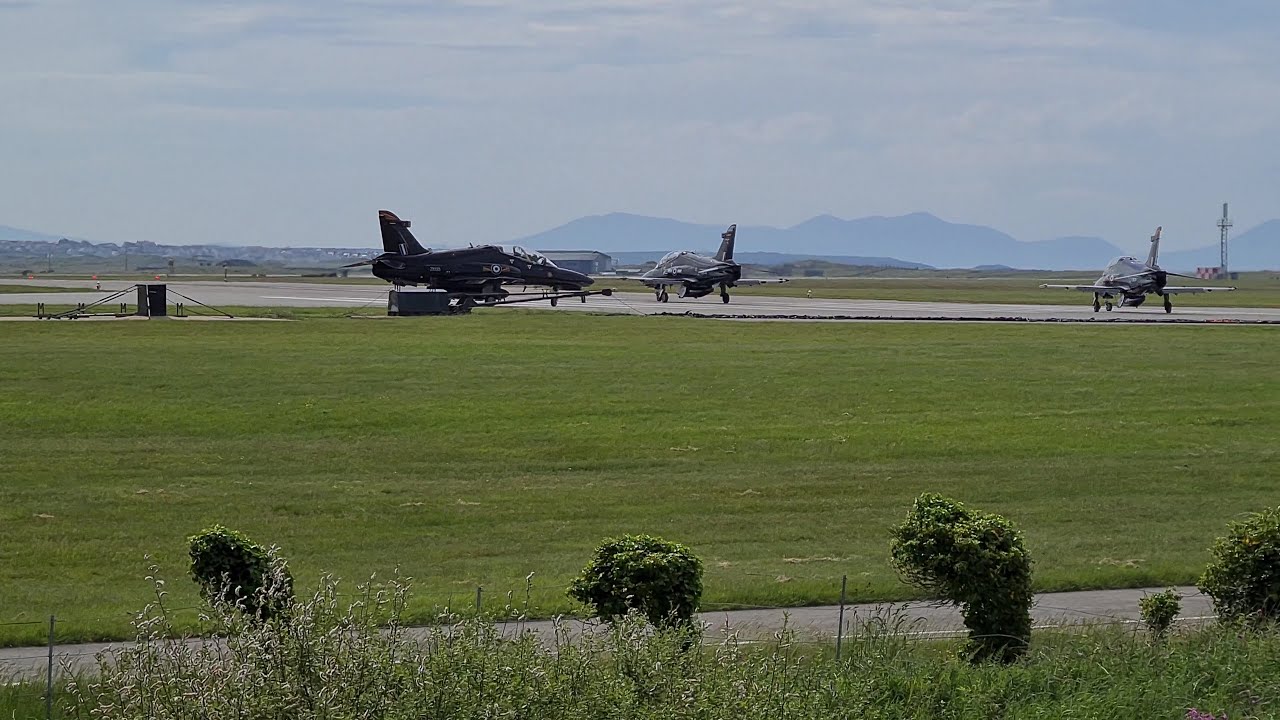 Raf Valley viewing area - YouTube