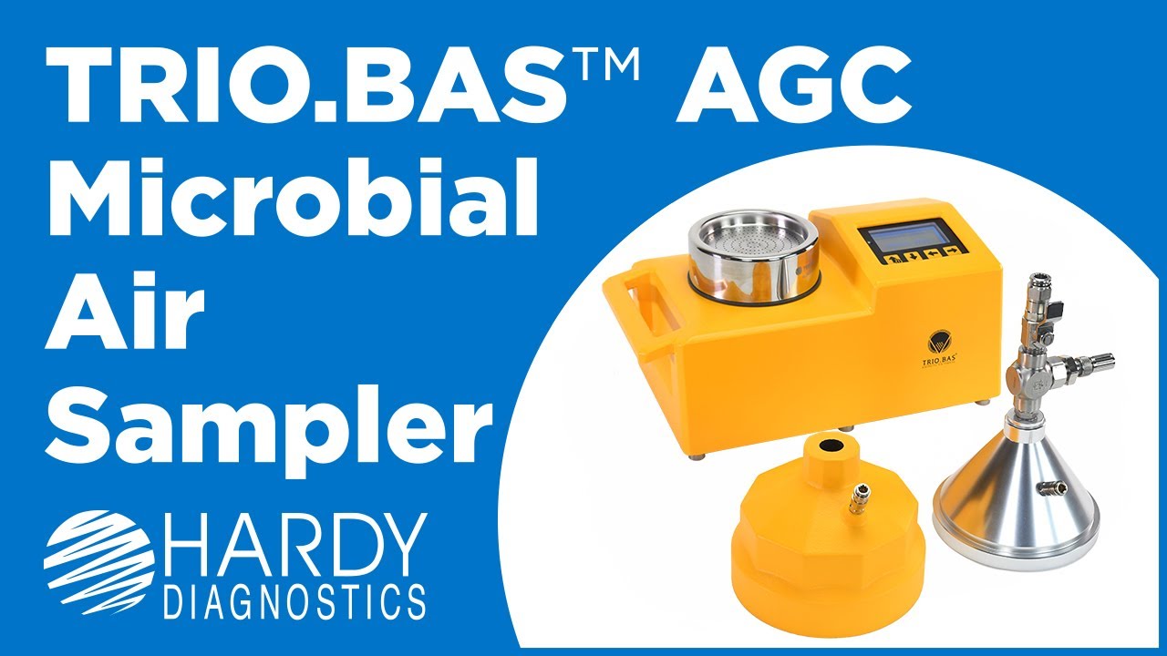 TRIO.BAS™ AGC for viable active air sampling, compressed gas sampling ...