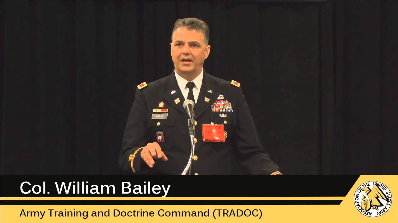 US Army Training & Doctrine Command - Technology Imperatives - YouTube