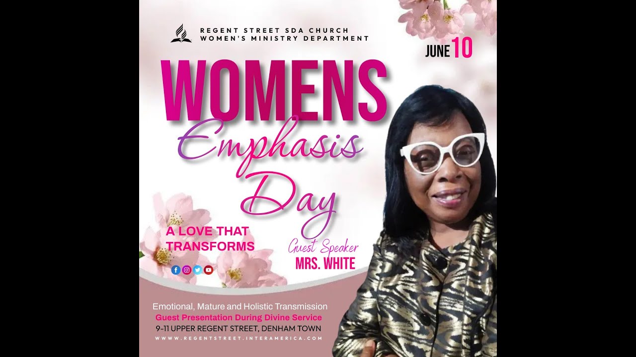 Women's Emphasis Day | A Love That Transforms | Mrs. Sharon Smith-White ...