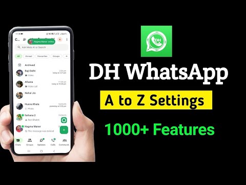 Dh Whatsapp A to Z Settings | gb whatsapp a to z features| gb whatsapp login problem 2025