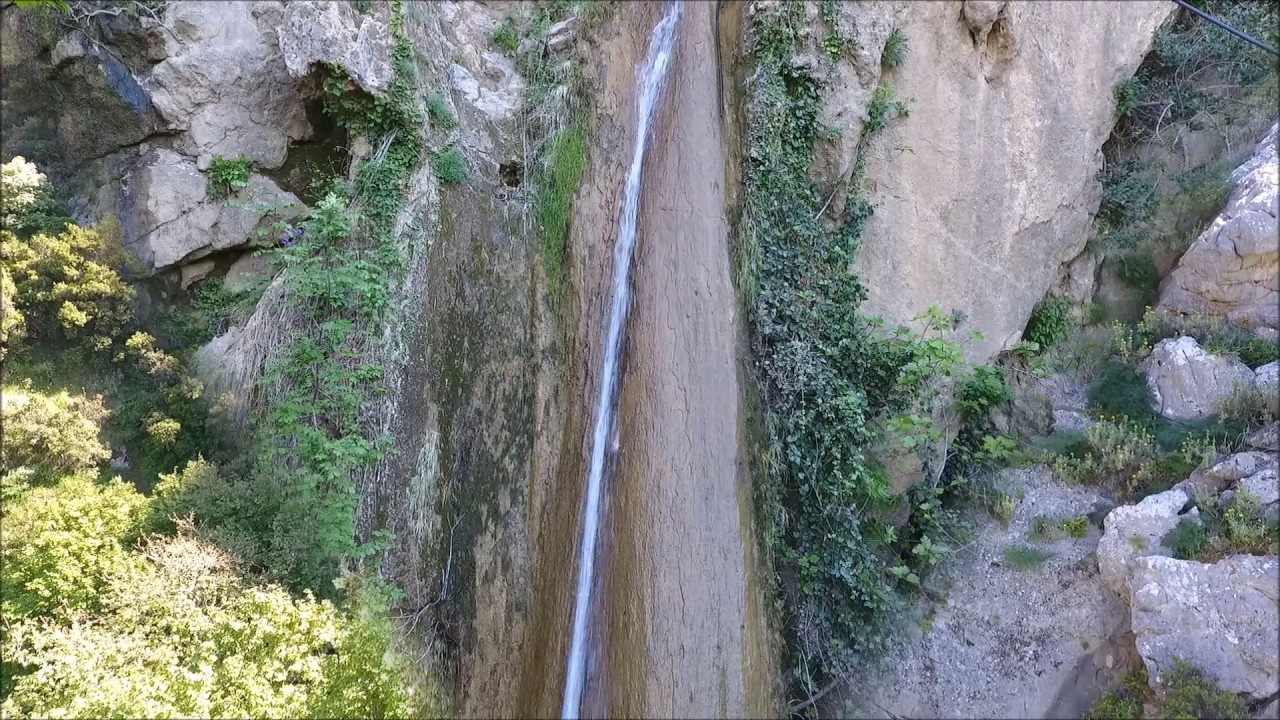 Ο Καταρράκτης Πέτρας ΑΝΩΘΕΝ - Aerial Video by drone Dji Phantom 4 - YouTube