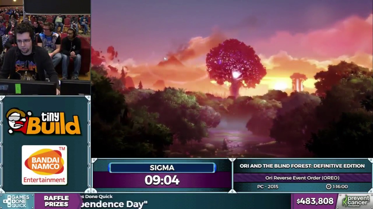 AGDQ 2017 - Ori and the blind forest: OREO-run - YouTube