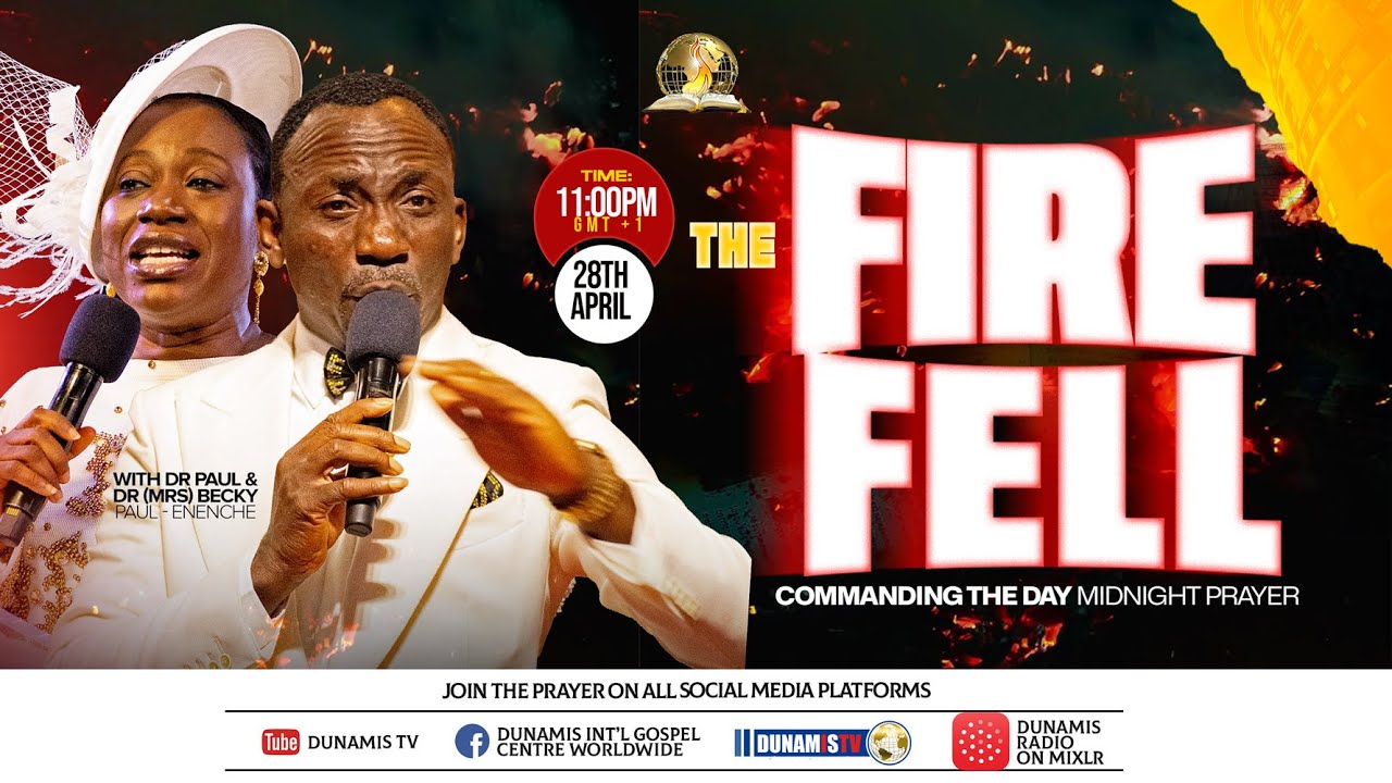 COMMANDING THE DAY || THE FIRE FELL REBROADCAST || 29-04-2025 - YouTube