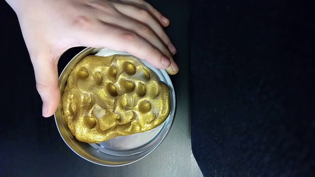 Crazy Aaron's thinking putty - Gold Rush Magnetic - YouTube