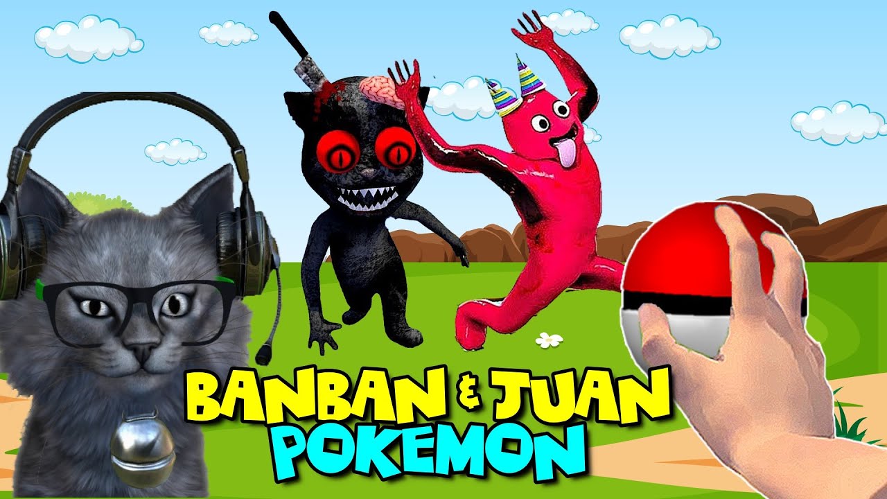 BANBAN DAN JUAN JADI POKEMON ?! - Banban Monster Box Indonesia - YouTube