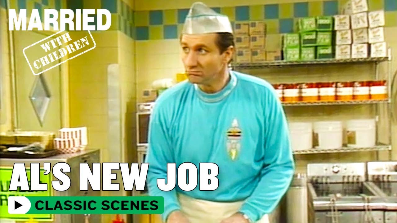 Al Gets A Second Job At Burger Trek | Married With Children - YouTube
