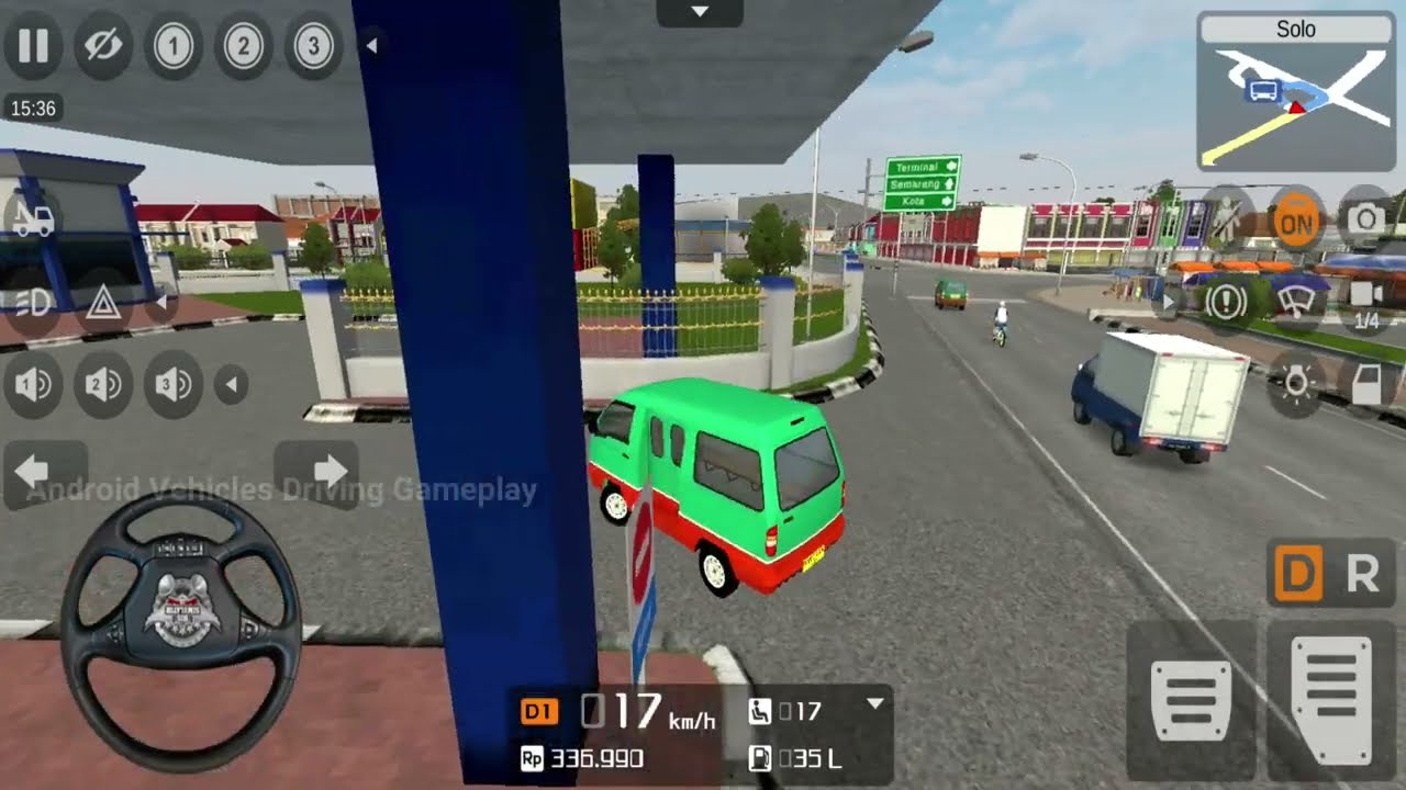 Arrived at Tirtonadi station | Indonesian bus simulator | BUSSID ...