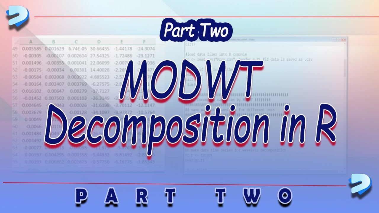 MODWT Decomposition in R (Part 2) | From DWT to MODWT with Non-Dyadic ...
