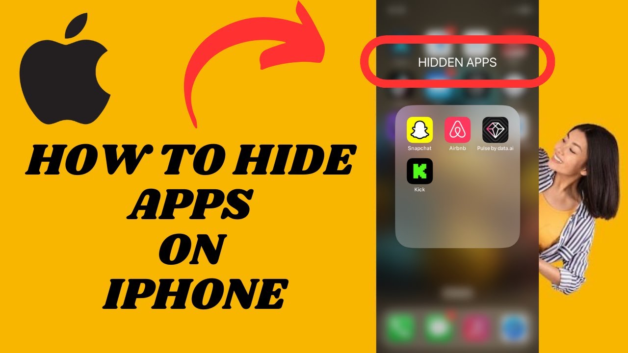 How To Hide Apps On iPhone | Simple tutorial - YouTube