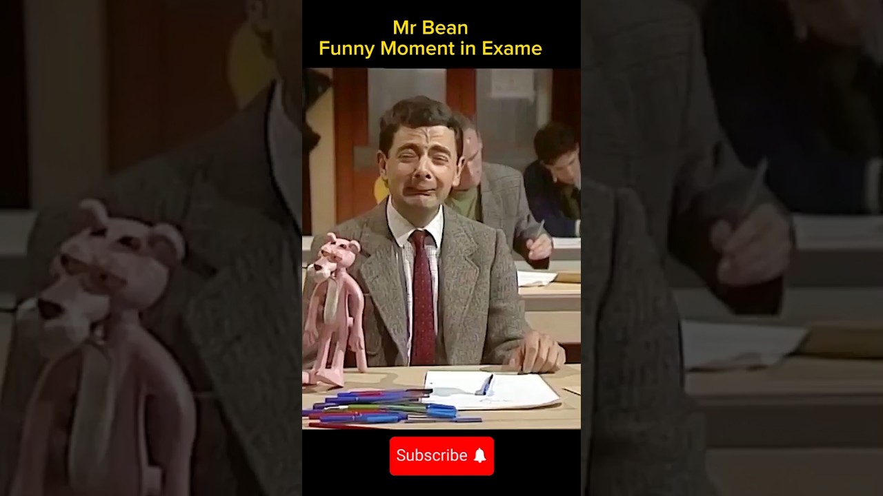 Mr Bean 🫘 Funny Moments in Exam day's| very funny scene 😁😂 #shortvideo ...