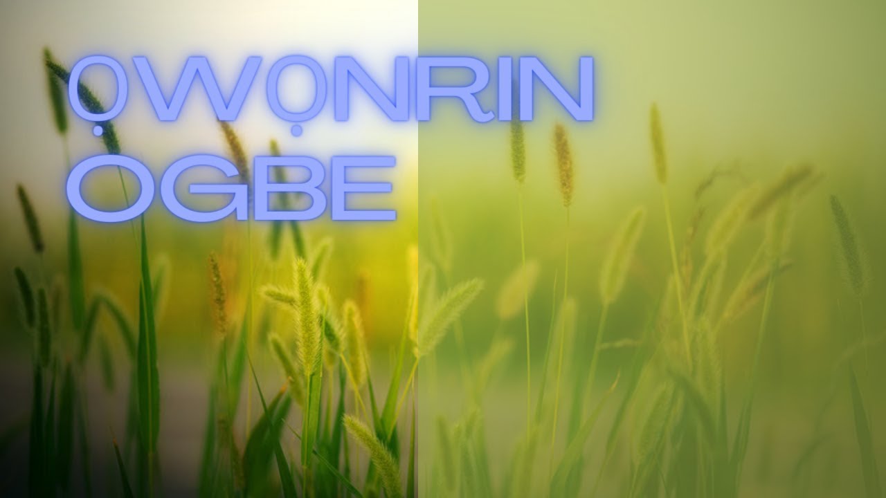 Ọwọnrin Ogbe - YouTube