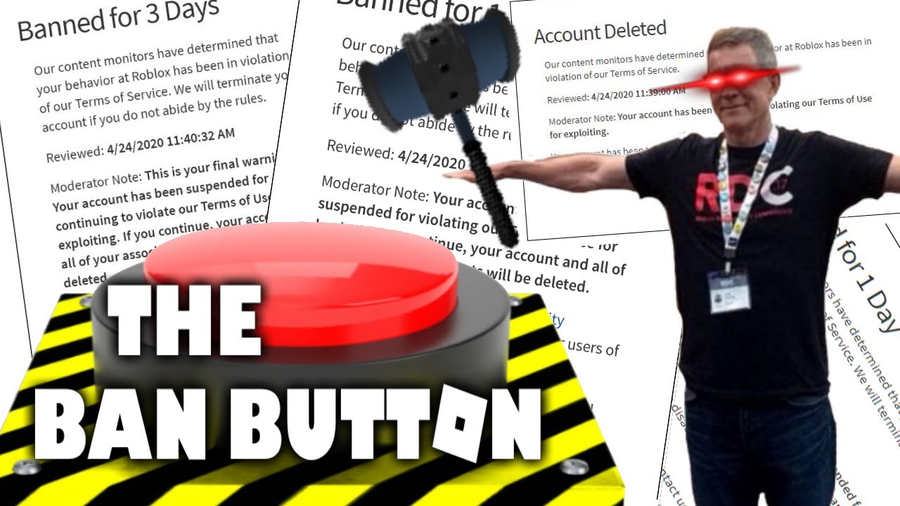 Roblox 2020 Ban Wave - YouTube