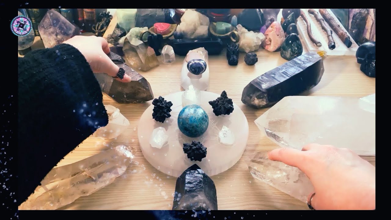 Reiki Crystal Grid & Angelic Magick for Psychic Development | Crystal ...