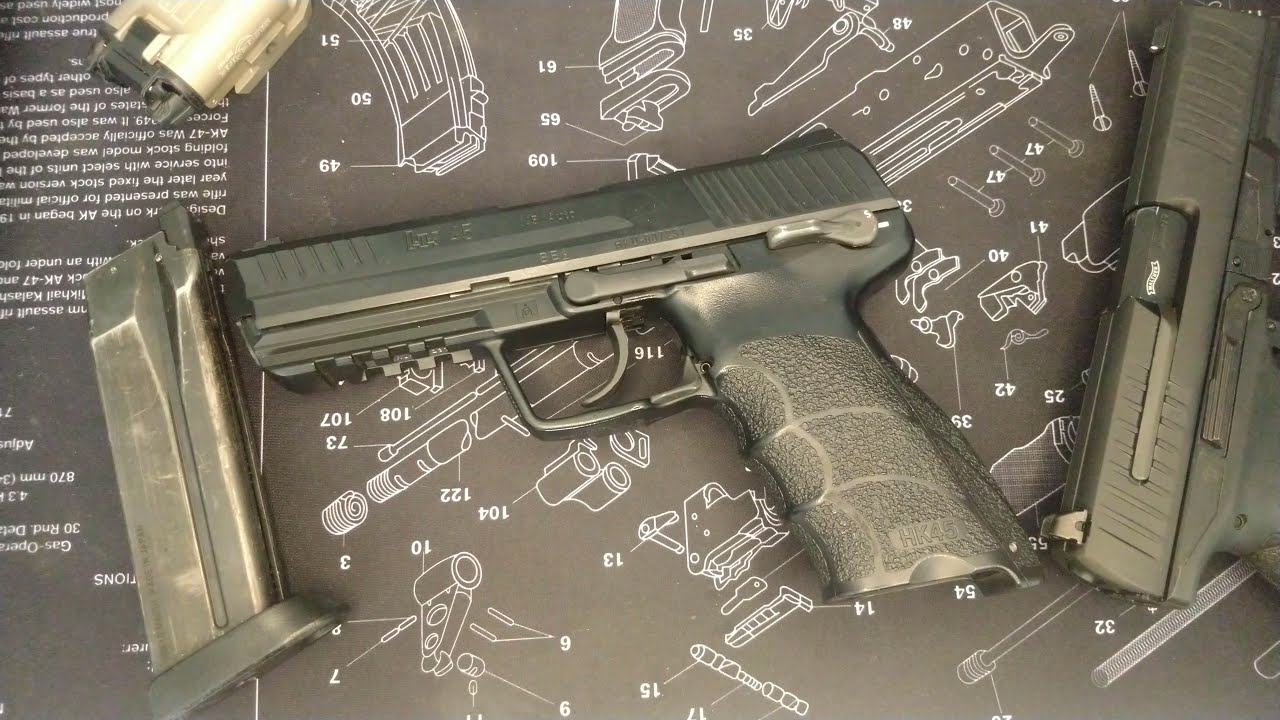 TM HK45 GBB Quick Look & Shooting of one of my favourite lefty friendly ...