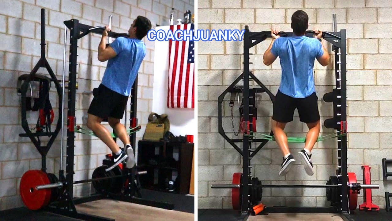 ASSISTED SUPINE GRIP PULL UP (HORIZONTAL BAND) / DOMINADA SUPINO ...
