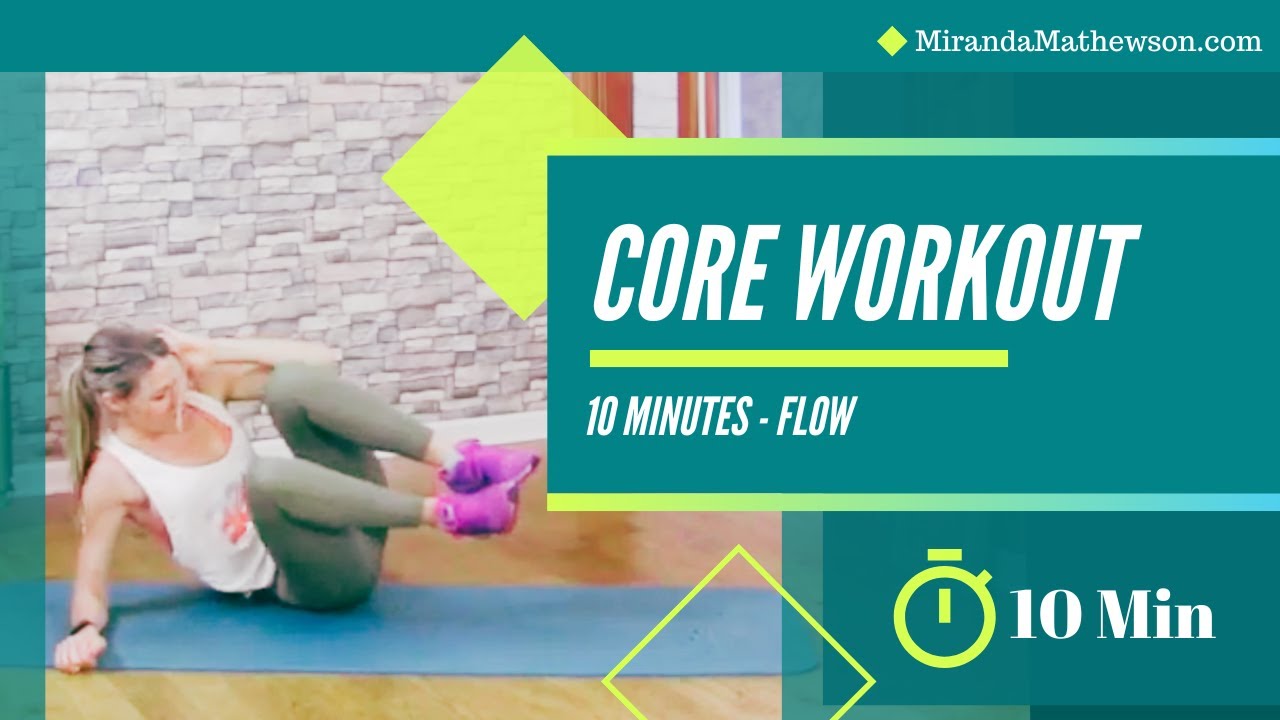 10 minute CORE workout - YouTube