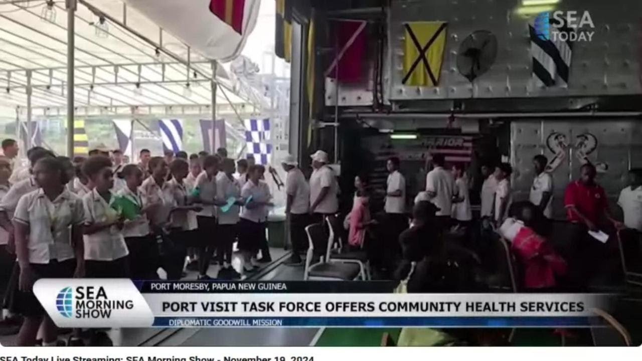 TV STREAMING - SEA TODAY_PORT VISIT TASK FORCE OFFERS COMMUNITY HEALTH ...