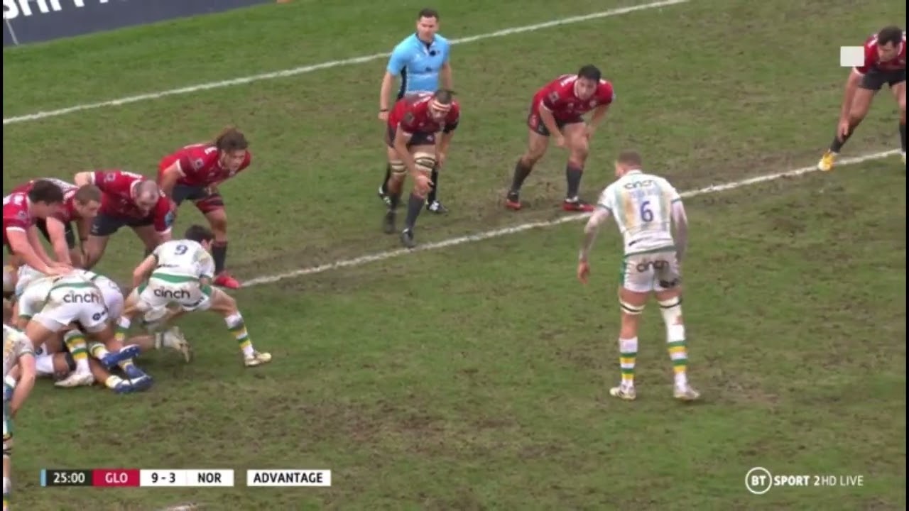 How NORTHAMPTON SAINTS Attack Off 12 - Rugby Attack Playbook Analysis ...