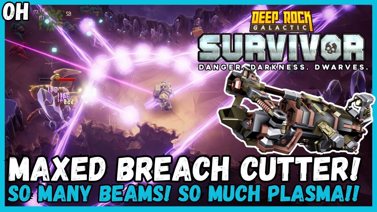 We MAX Out the BREACH CUTTER! Deep Rock Galactic: Survivor! - YouTube