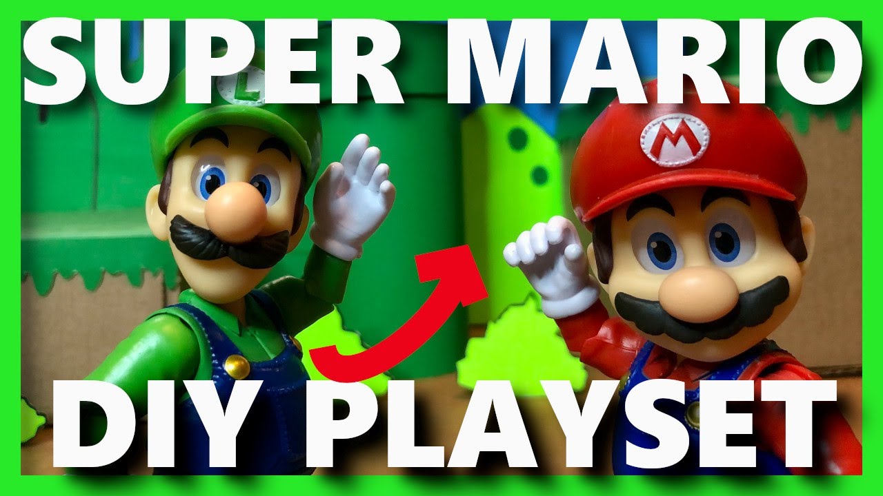 Crafting SUPER MARIO out of Cardboard and Paper for Cheap! - YouTube