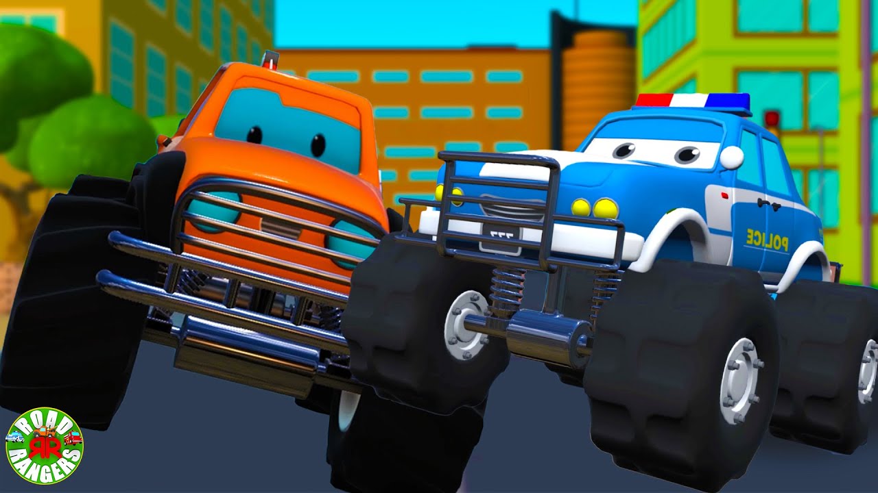 We Are The Monster Truck Animated Video for Kids by Road Rangers - YouTube