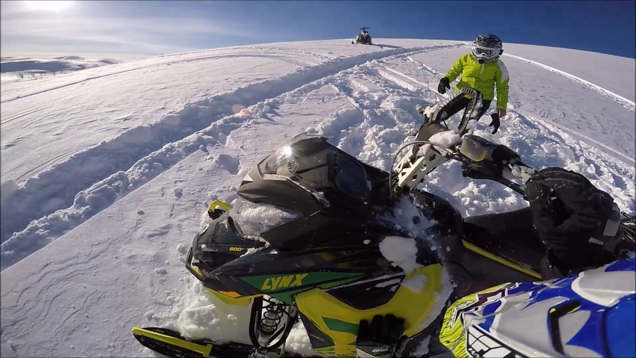 Girls on Boondockers. Snowmobile ride. - YouTube