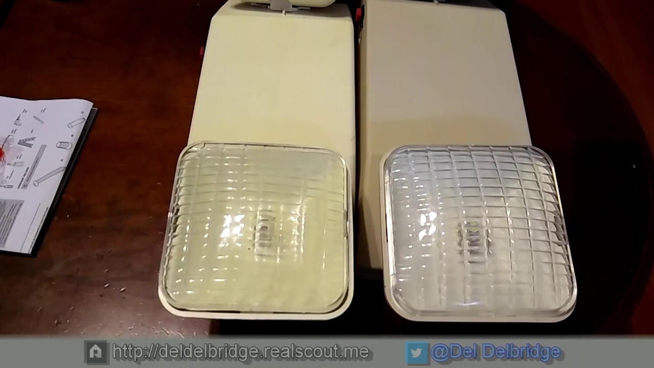 Emergency Light Replacement - YouTube