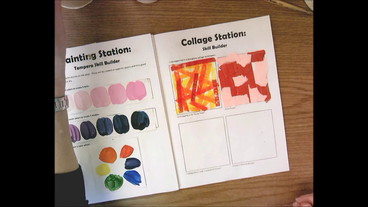 CS#1 Paper Collage Skill Builder (edited) - YouTube