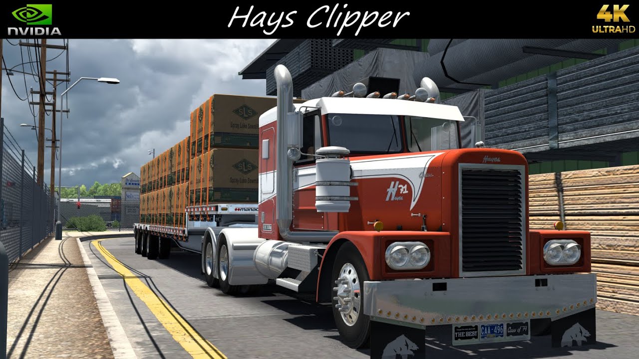 *Hays Clipper* Wood Hauled Hobbs to Odessa *SCS Graphics/TAA Combo* 4K ...