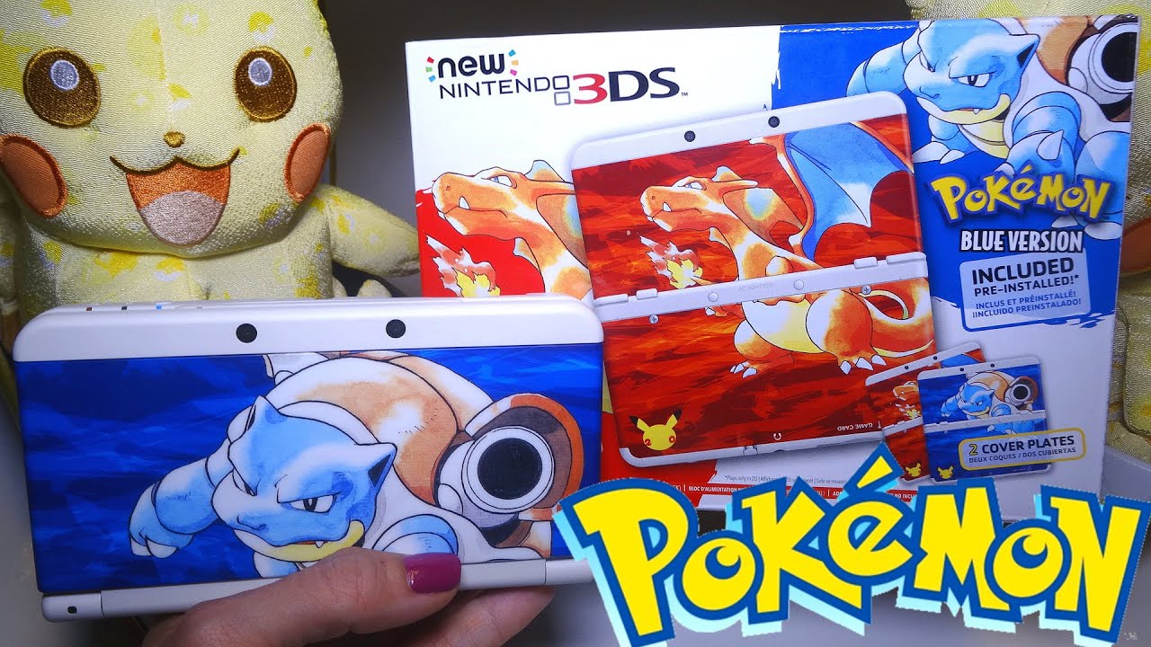 Opening Pokemon 20th Anniversary Edition NEW Nintendo 3DS Bundle With