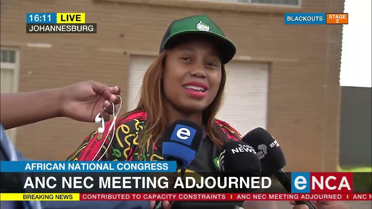 ANC NEC meeting over Ramaphosa - YouTube