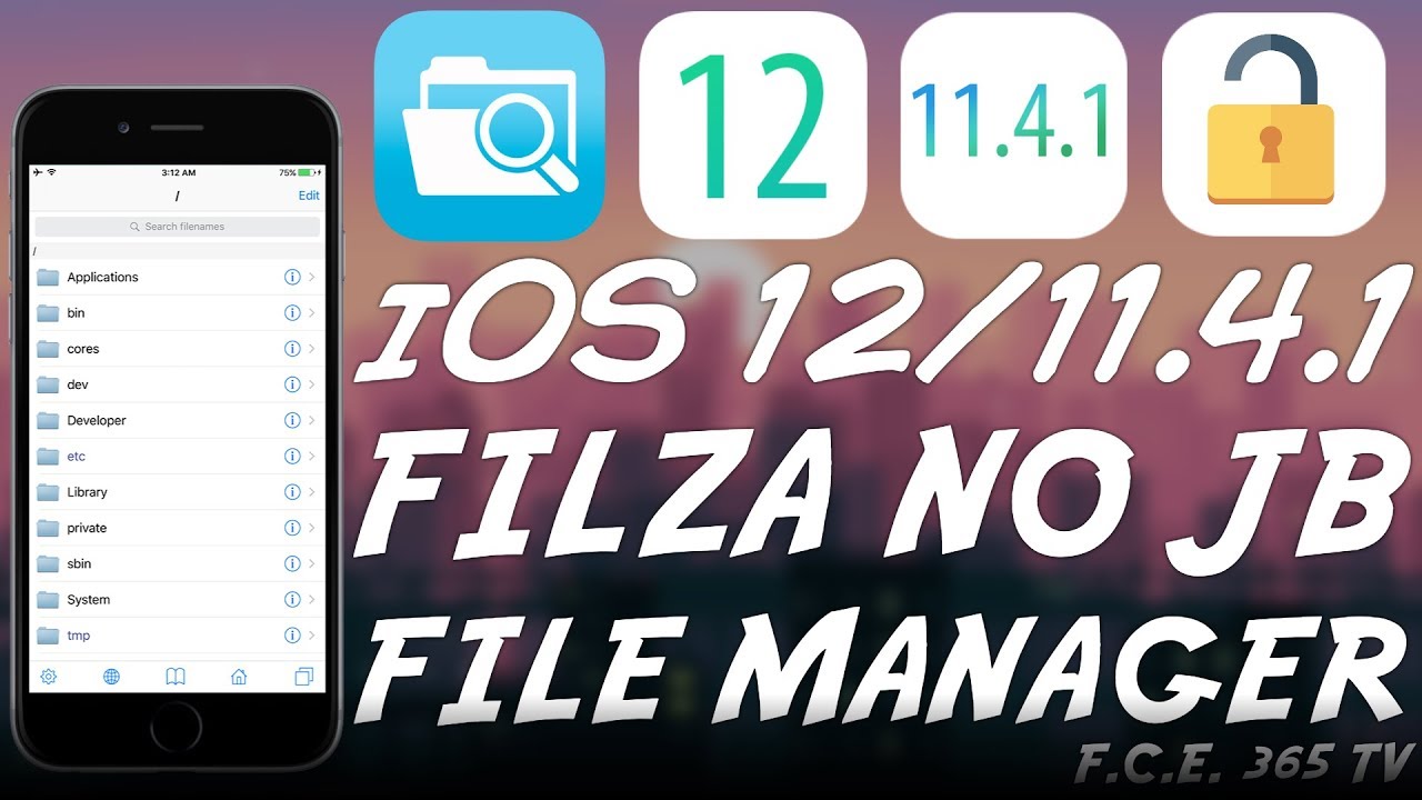 iOS 12.1.2 / 12 GeoFilza RELEASED! (Filza File Manager NO JAILBREAK ...