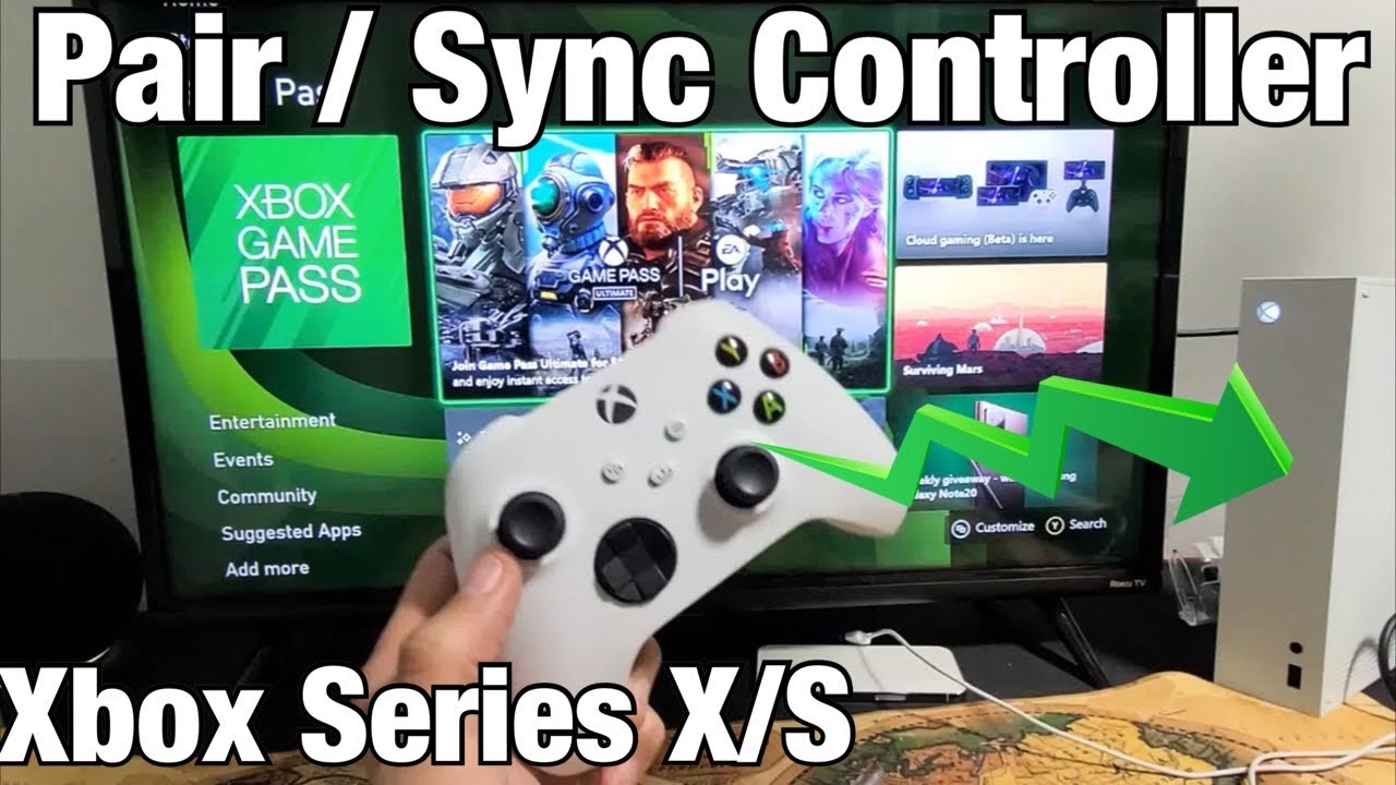 Xbox Series X/S: How to Pair / Sync Controller - YouTube