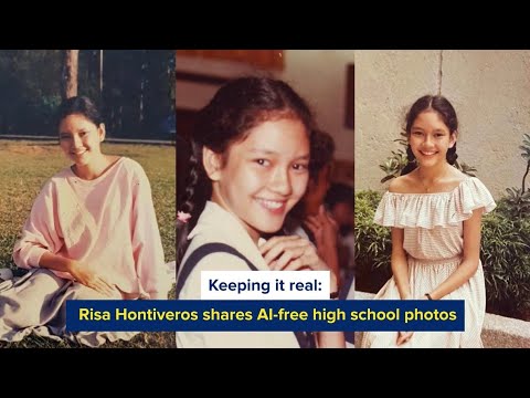 Keeping it real: Risa Hontiveros shares AI-free high school photos - YouTube