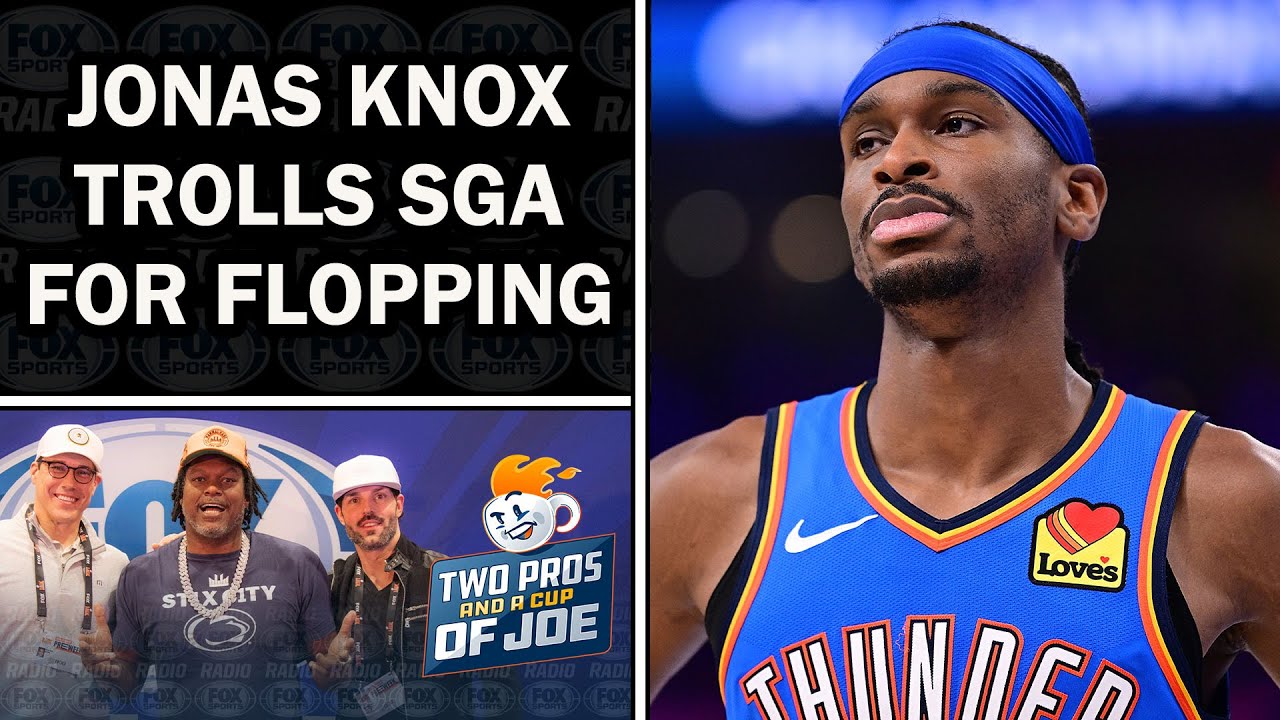 Jonas Knox Trolls SGA For Flopping His Way to Victory in Game 1 | 2 ...