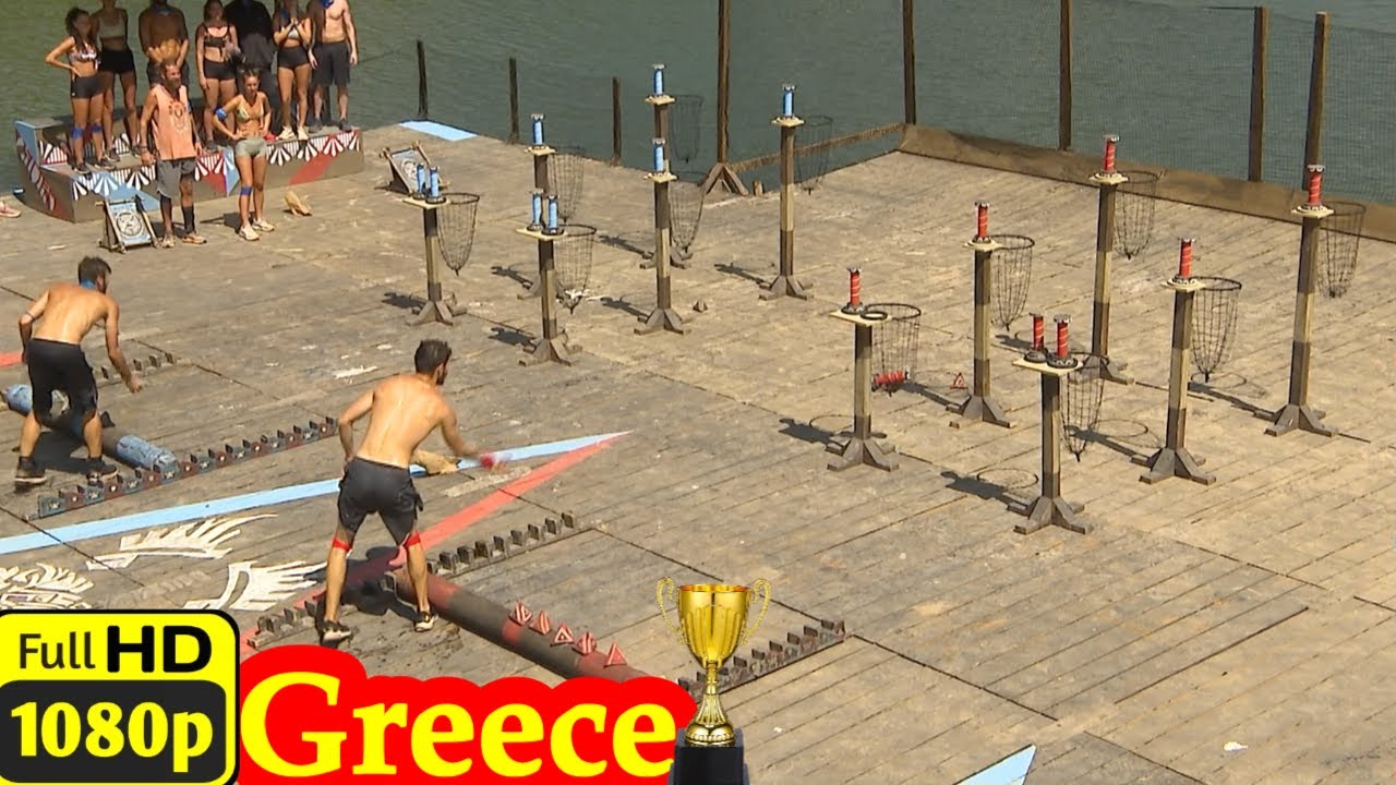 Survivor Greece 18/2/2024 επεισοδιο 25 ολοκληρο/Αγωνας 1ης ασυλιας ...
