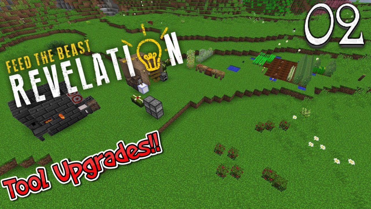 Lets Play Feed The Beast Revelation - Tool Upgrades (2) - YouTube