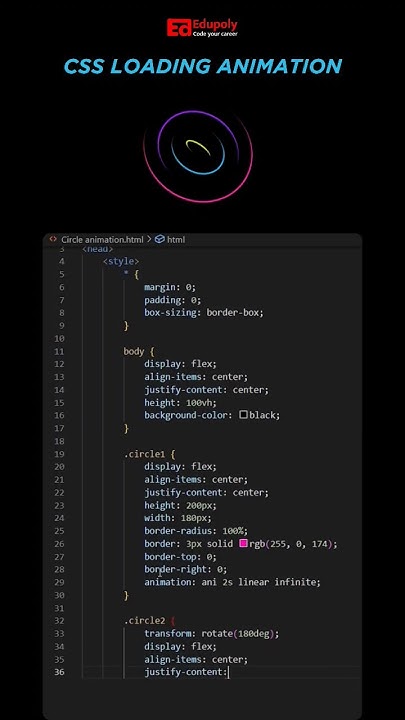 CSS Loading Animation - YouTube