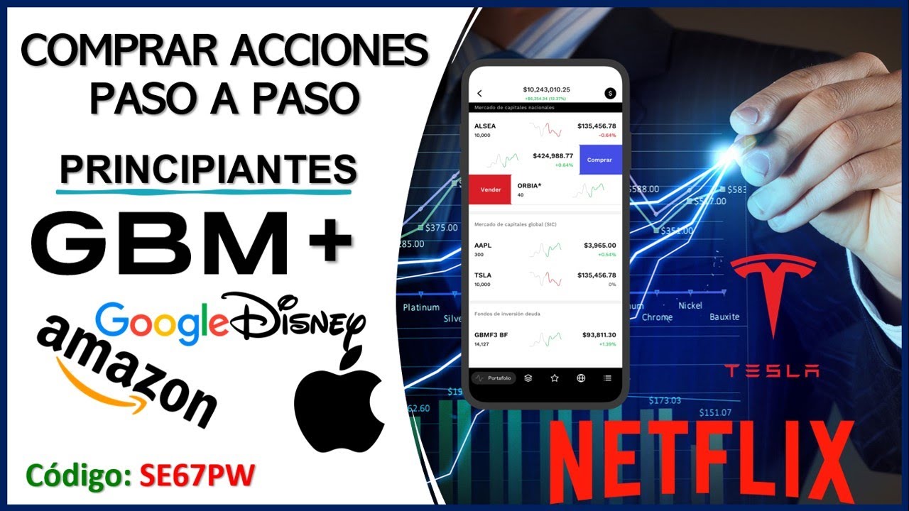 Comprar acciones en GBM principiantes 2023-2024 APP | Tutorial de como ...