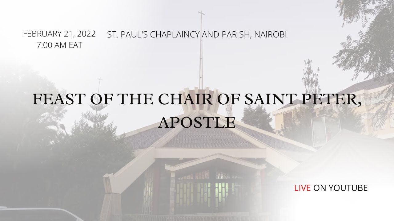LIVE DAILY MASS | Feast of the Chair of Saint Peter, Apostle | FEBRUARY ...