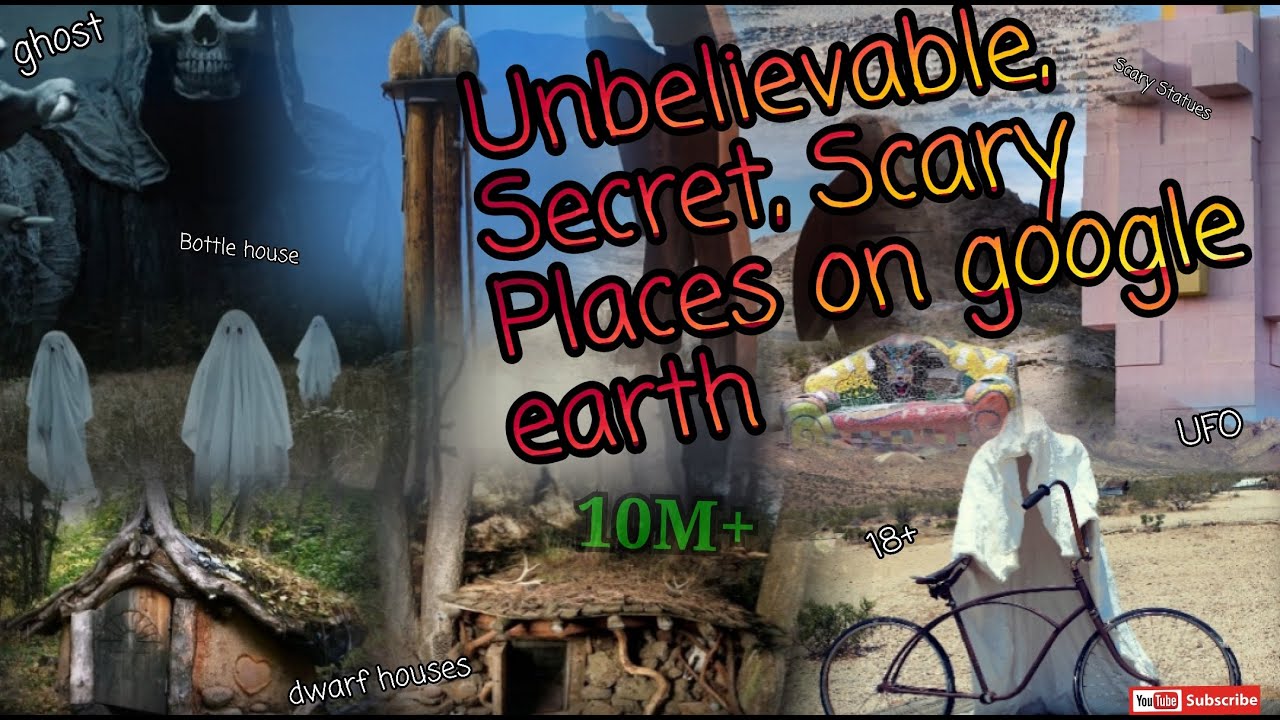 #Secret_Google_Map_Locations / Unbelievable, secret, Scary Places On ...