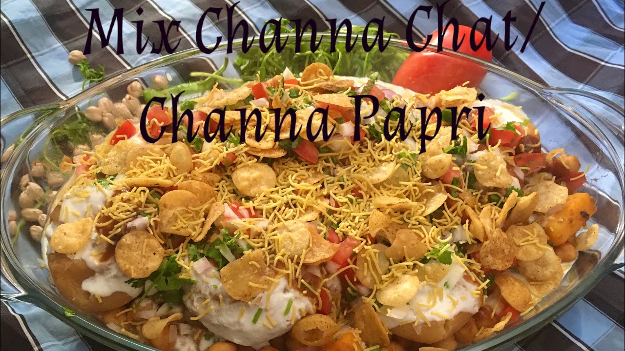 Mix Channa Chaat/ Channa Papri Homemade by HS - YouTube