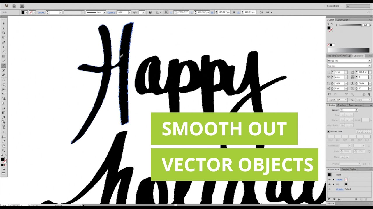 How To Smooth Out Vector Objects Adobe Illustrator YouTube How To Smooth Out Vector Objects Adobe Illustrator YouTube