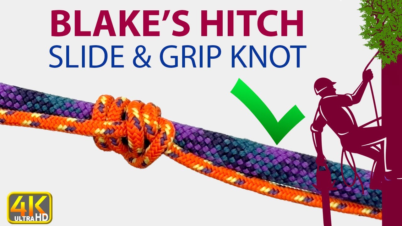 How to Tie Blake's Hitch | Blake's Hitch Knot Tying Tutorial | How to ...