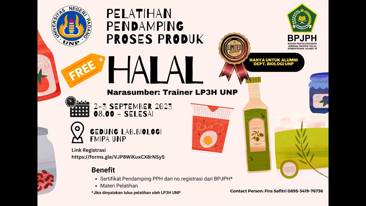 Pengabdian Pelatihan Pendamping Proses Produk Halal (PPH) Bagi Alumni ...