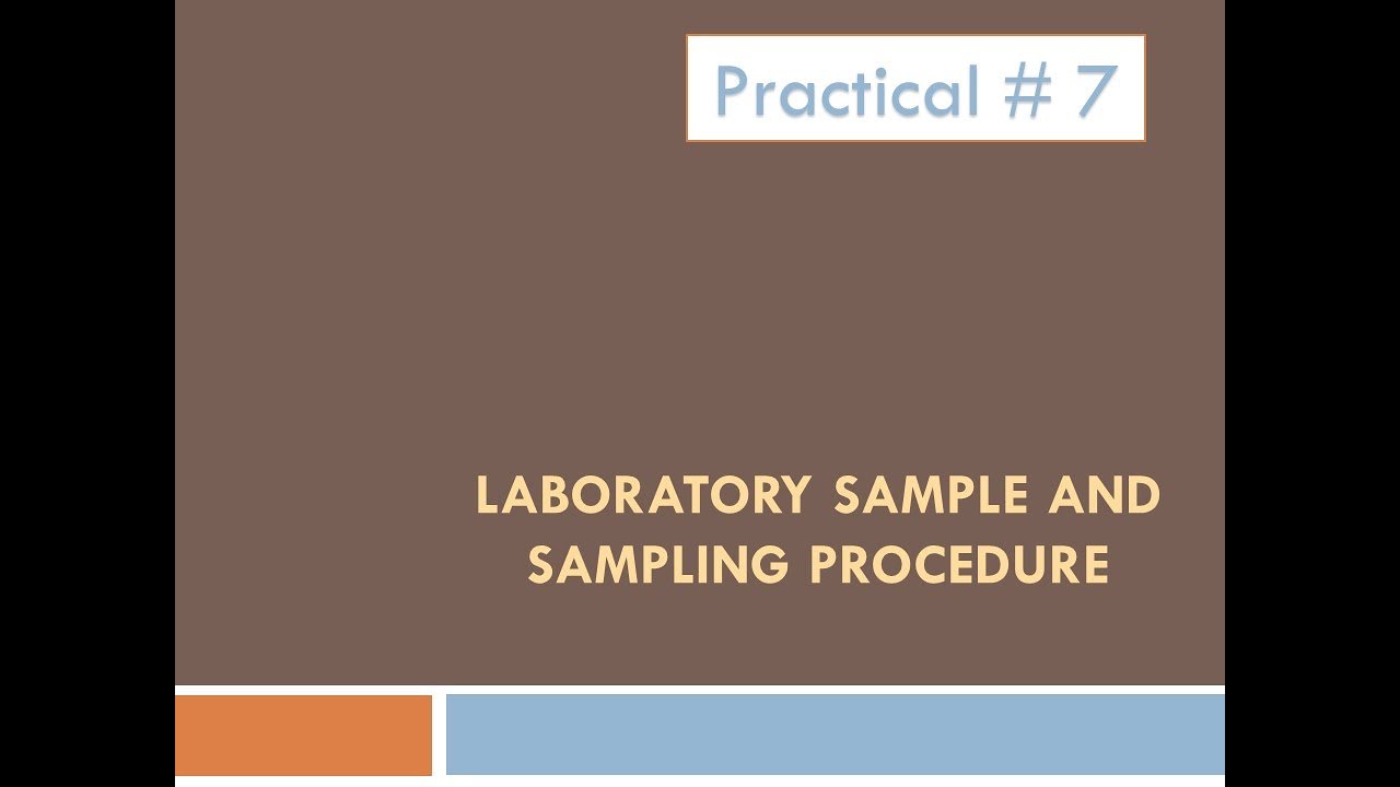 Practical#7- Feed Sampling -Lecture Series in Animal Sciences, Animal ...
