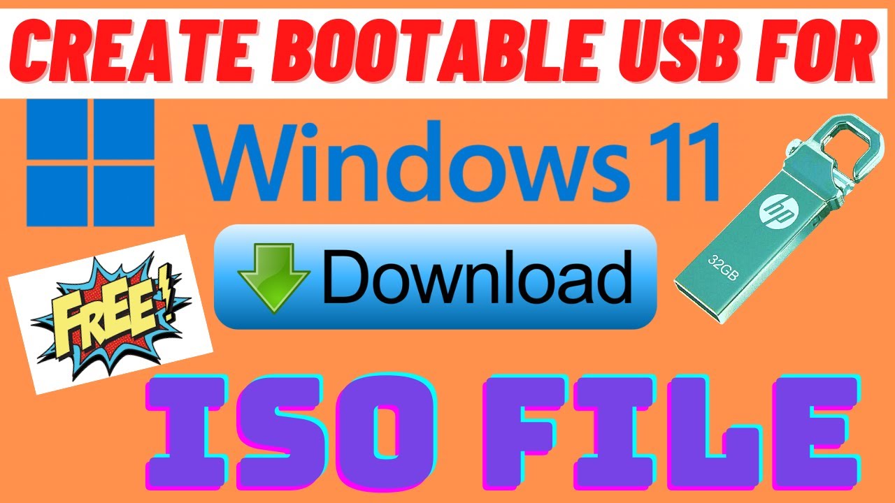 How to Download Windows 11 ISO File and Create a Windows 11 Bootable USB - YouTube