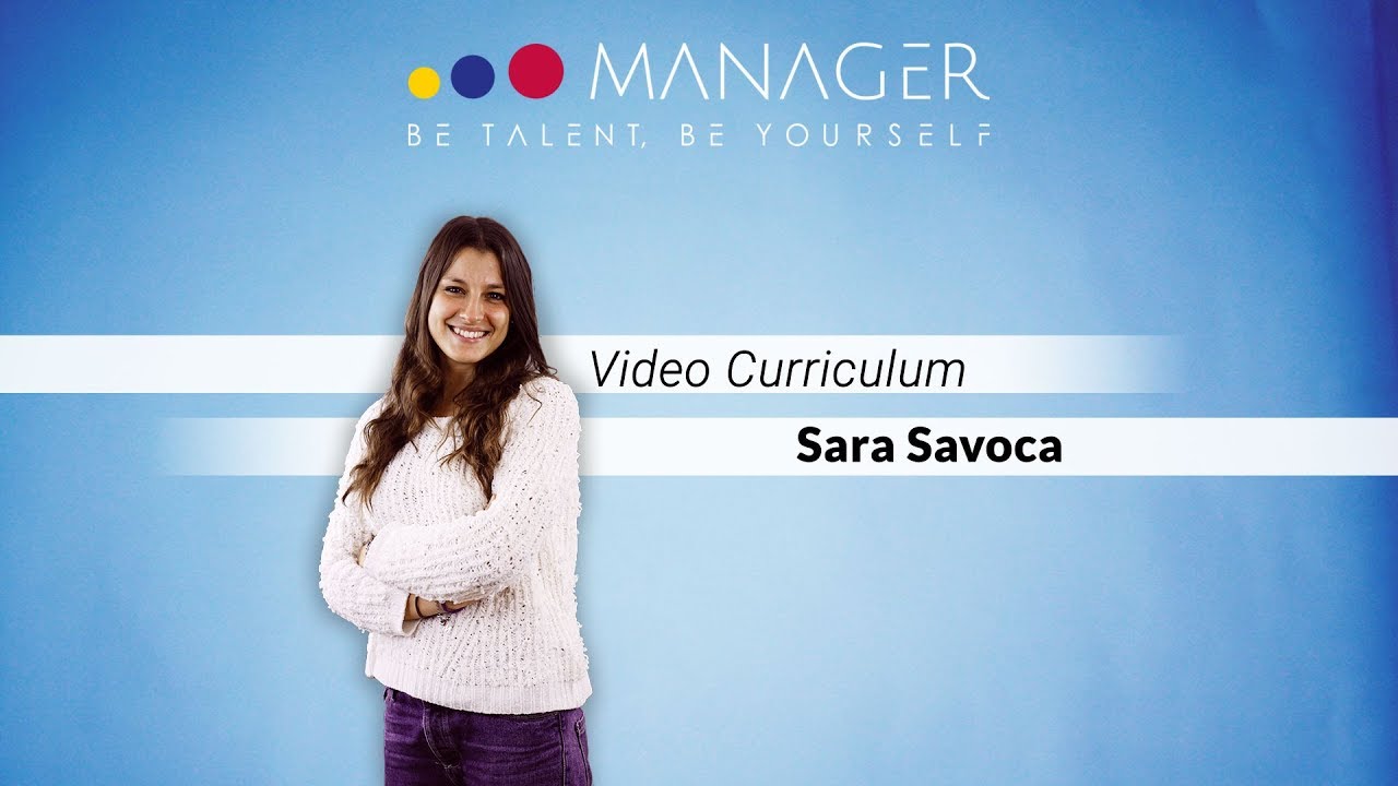 Sara Savoca | Video Curriculum | Manager - YouTube